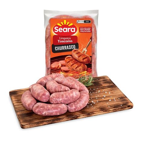Linguiça Toscana Churrasco Seara 700g Super Muffato Delivery