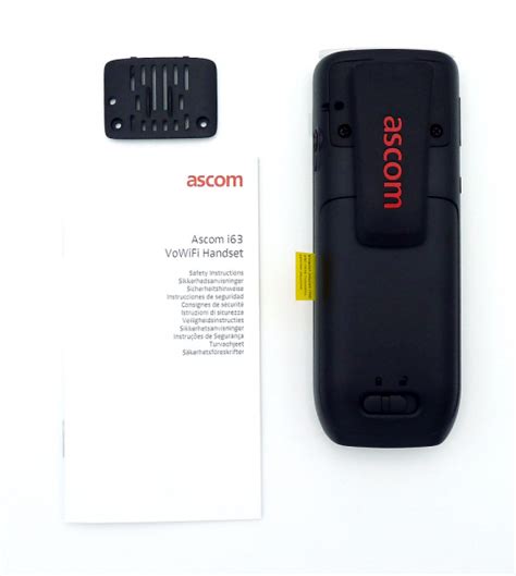 Ascom I63 Messenger Wlan Handset Wh2 Abaa