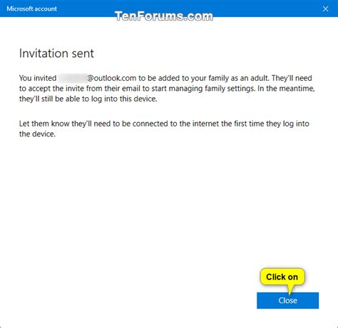 Add Or Remove Adult Member For Microsoft Family Group In Windows Tutorials