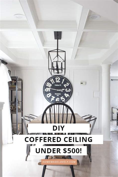 Diy Coffered Ceiling How To Diy A Professional Looking Coffered