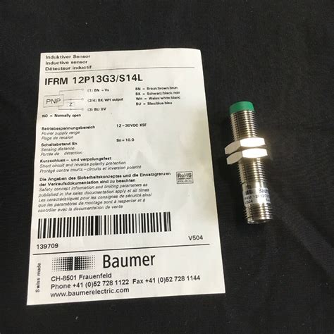Baumer Inductive Proximity Sensor Flowautomech