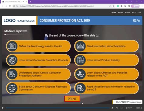 Articulate Storyline 360 How To Add A Print Slide Trigger