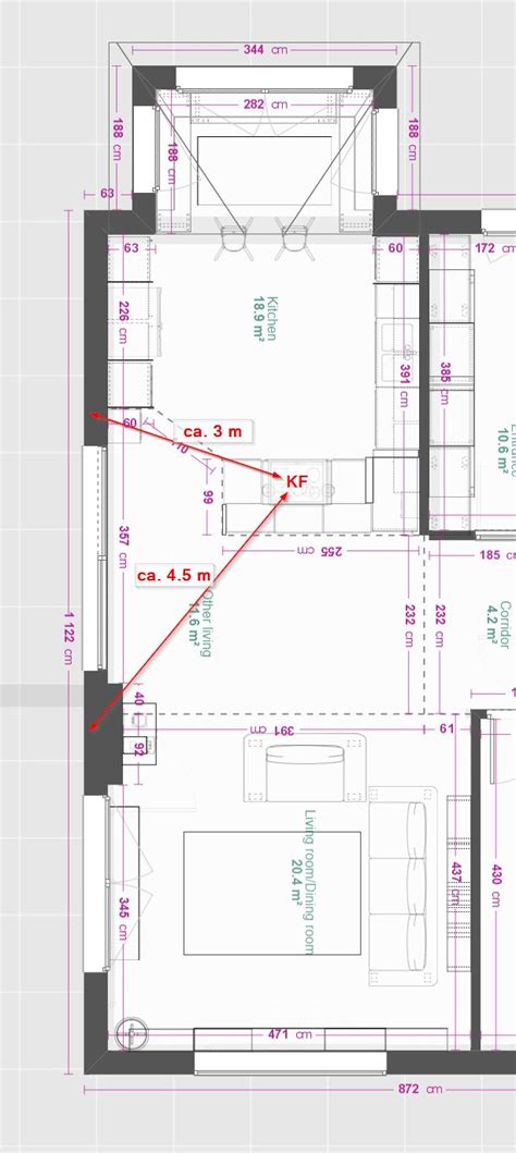 Abluft Möglichsinnvoll Wohnküche Downdraft Kwl Küchen Forum