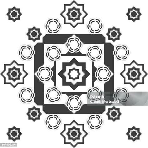 팔각형의 흰색 바탕에 검은색과 흰색 원활한 패턴 추상화 가리기에 대한 스톡 벡터 아트 및 기타 이미지 가리기 개념 곡선 Istock