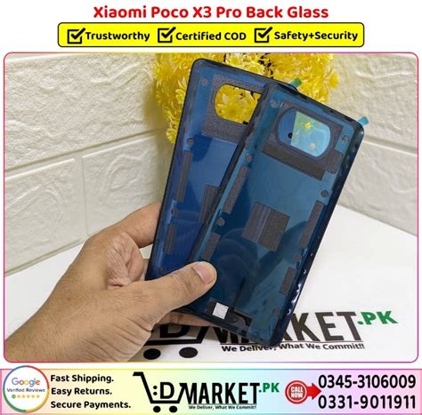 Xiaomi Poco X3 Pro Back Glass Cover Replacement 2026 Exclusive