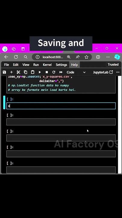 Saving And Sharing Method In Numpy Video No5 Shorts Coding Numpy