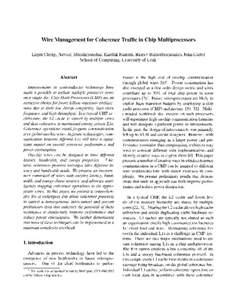 Pdf School Of Computing University Of Utah