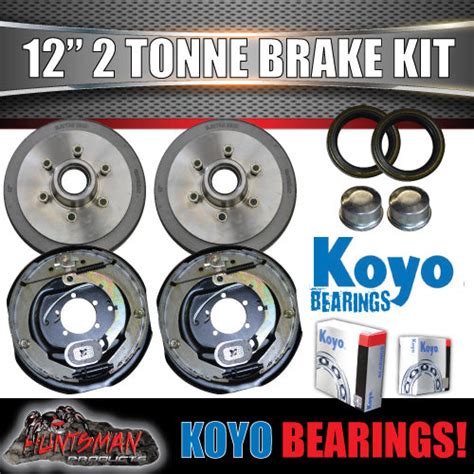 12 2 Tonne Trailercaravan Electric Brake Kit Suit Al Ko Japanese Bea