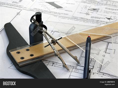 Manual Drafting Tools Before Image And Photo Bigstock