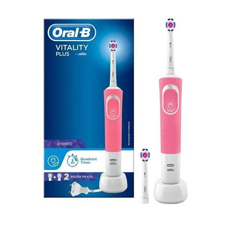 Oral B Vitality Plus Crossaction Electric Toothbrush Pink Pharmacy