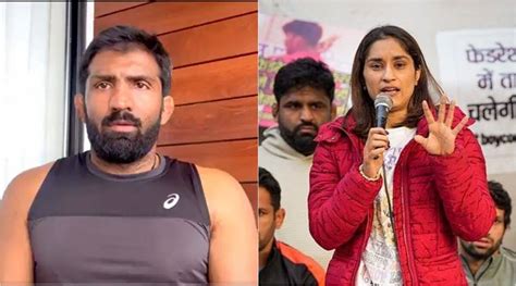 Yogeshwar Is Brij Bhushans Lackey Says Vinesh I Dont Need Your Certificate He Shoots Back