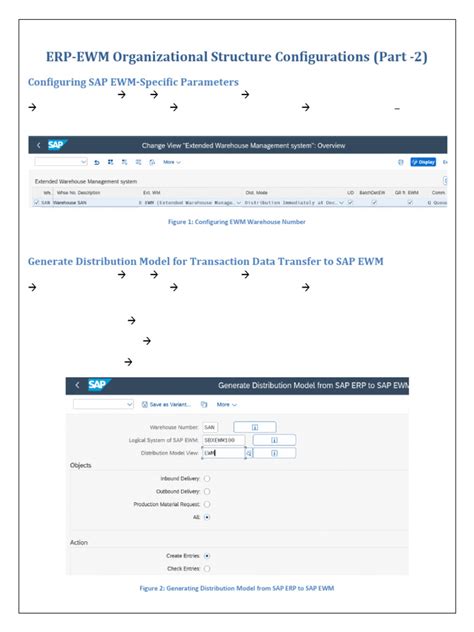 Erp Ewm Organizational Structure Configurations Part 2 Pdf Warehouse Computing