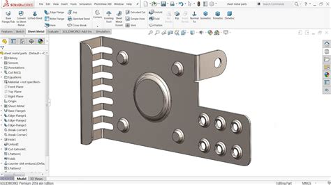How To Convert A Part Into Sheet Metal In Solidworks At Jamie Gibb Blog