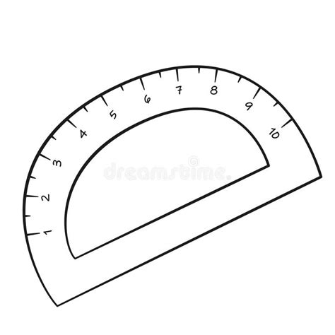 Protractor Outline Stock Illustrations 2 944 Protractor Outline Stock Illustrations Vectors