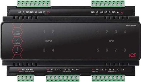 Protege Din Rail 16 Isolated Zone Input Expander Elevator Destination Reporting Ict Access