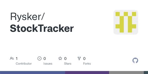 Github Rysker Stocktracker