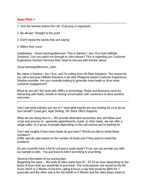 Outbound Script Pdf Human Communication Marketing