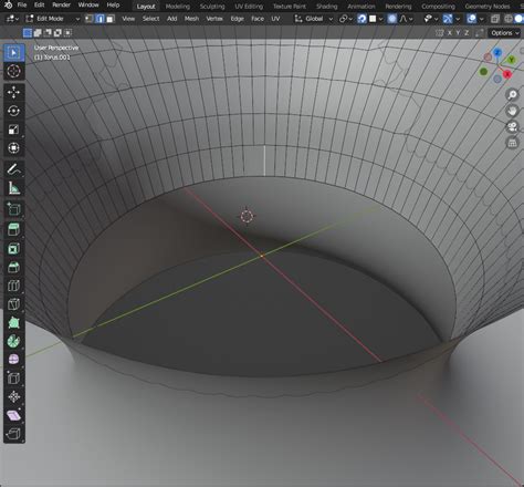 Missing Chunk On The Edge Of Mesh Blender Stack Exchange