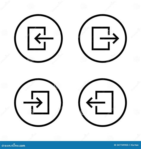 Do Not Enter Exit Only Information Sign And Road Sign With No Access Symbol And Texts Vector