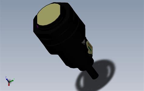 圆柱头光电传感器模型 Solidworks 2012 模型图纸免费下载 懒石网