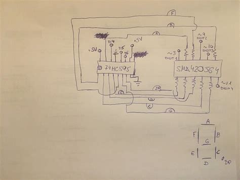 First Experience With Shift Register Goes Wrong Leds And Multiplexing Arduino Forum
