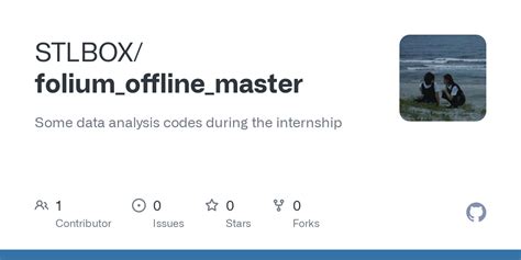 Github Stlboxfoliumofflinemaster Some Data Analysis Codes During