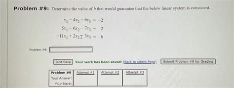 Solved Problem 9 Determine The Value Of B That Would Chegg Com
