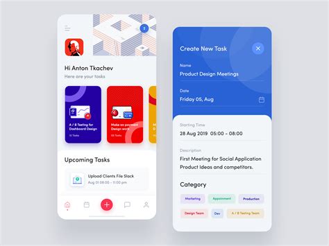 Dribbble Taskmanagementapplicationdesign By Masudur Rahman