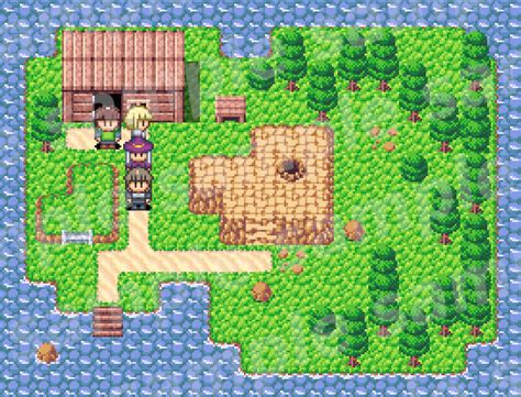 RPG Graphic Chip Material Collection Map Chips Walking Characters Icons UIs Part 1 By PonApp