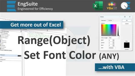 Excel Vba Font Color