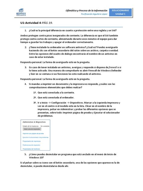 U1 Actividad 4 Pdf Ingeniería Informática Informática
