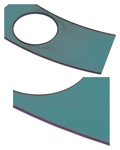 Mesh And Quality A Mesh Internal Detail And B Orthogonal Quality Download Scientific Diagram