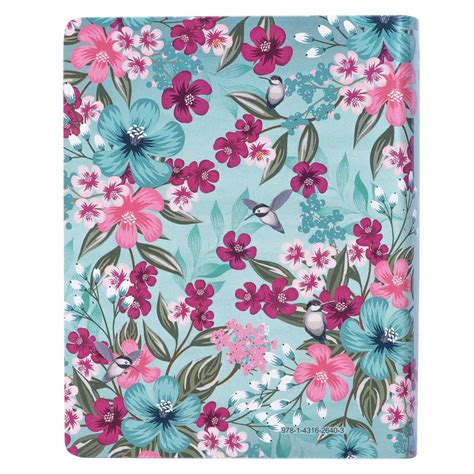 Nlv Turkoois Met Pienk Blomme Kunsleer My Kreatiewe Joernaal Bybel