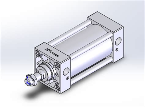 气缸3d模型下载三维模型solidworks模型 制造云 产品模型