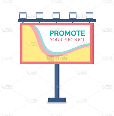 市场营销 布告栏 户外 白色 空白的 巨大的 传媒 设计 站 发展素材 花瓣网