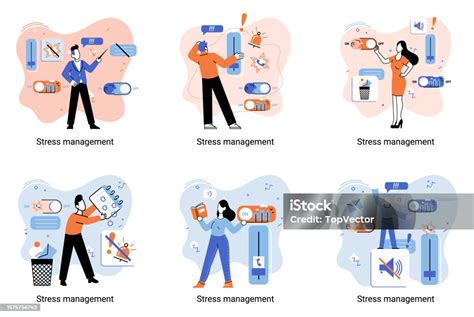 자기 관리 자기 조절 학습 자기 조직화 과정 감정 은유 조절 개성 개념에 대한 스톡 벡터 아트 및 기타 이미지 개성 개념 건강한 생활방식 귀여운 Istock