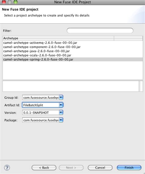 The Message File Batch Splitter With Apache Camel And Fusesource Camel Ide
