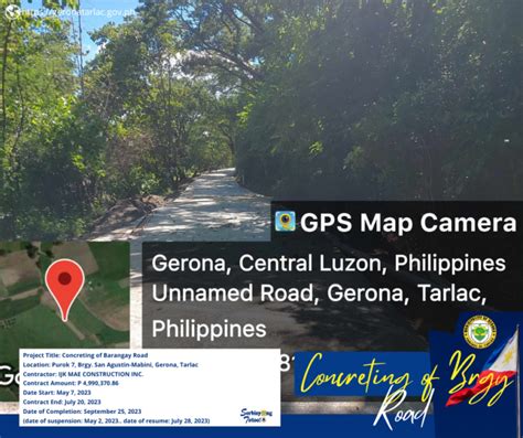 Concreting Of Barangay Road Purok 7 Brgy San Agustin Mabini Gerona