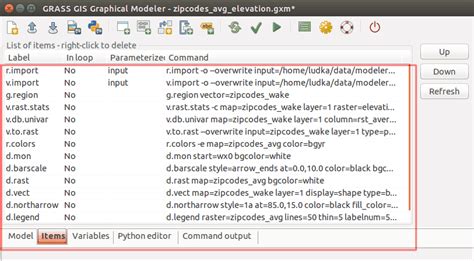 Wxgui Graphical Modeler Grass Gis Manual