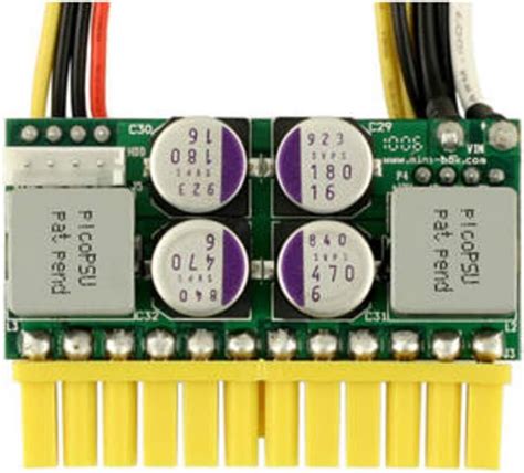 Mini Box PicoPSU 160 XT 24 Pin Mini ITX Power Supply Amazon Co Uk Computers Accessories