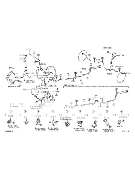 Toyota Tacoma Brake Line Diagram At Donald Stoltenberg Blog