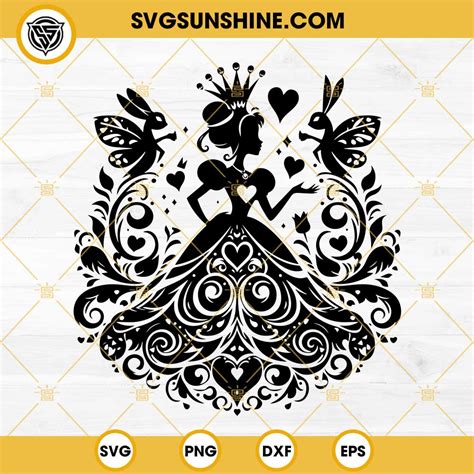 Alice In Wonderland Svg Disney Princess Svg Zentangle Svg