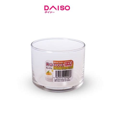 Jual Daiso Mini Glass Straight 100ml Jakarta Selatan Daiso Japan Official Store Tokopedia