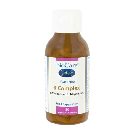 Biocare B Complex 30 Capsules Edinburgh Centre Of Nutrition And Therapy