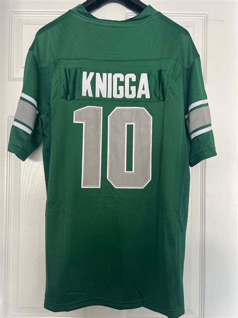 Noah Knigga Eastern Michigan Eagles Jersey Green Medium Large X Large