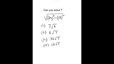 Can You Solve Maths Youtube