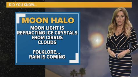 What Is A Moon Halo 12news Meteorologist Ginger Jeffries Explains