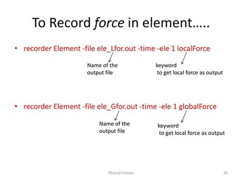 Opensees Modeling And Performing Static Analysis Ppt