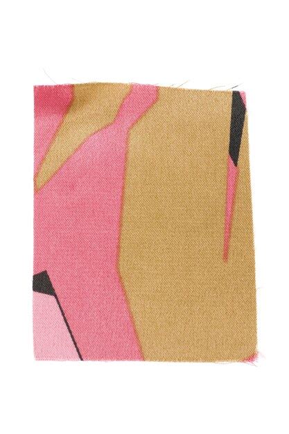 Premium Photo Textile Patch Isolated