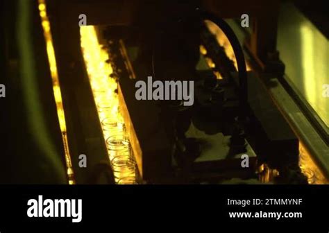 The Preform Shape Of Plastic Bottles In Transfer To The Heater For